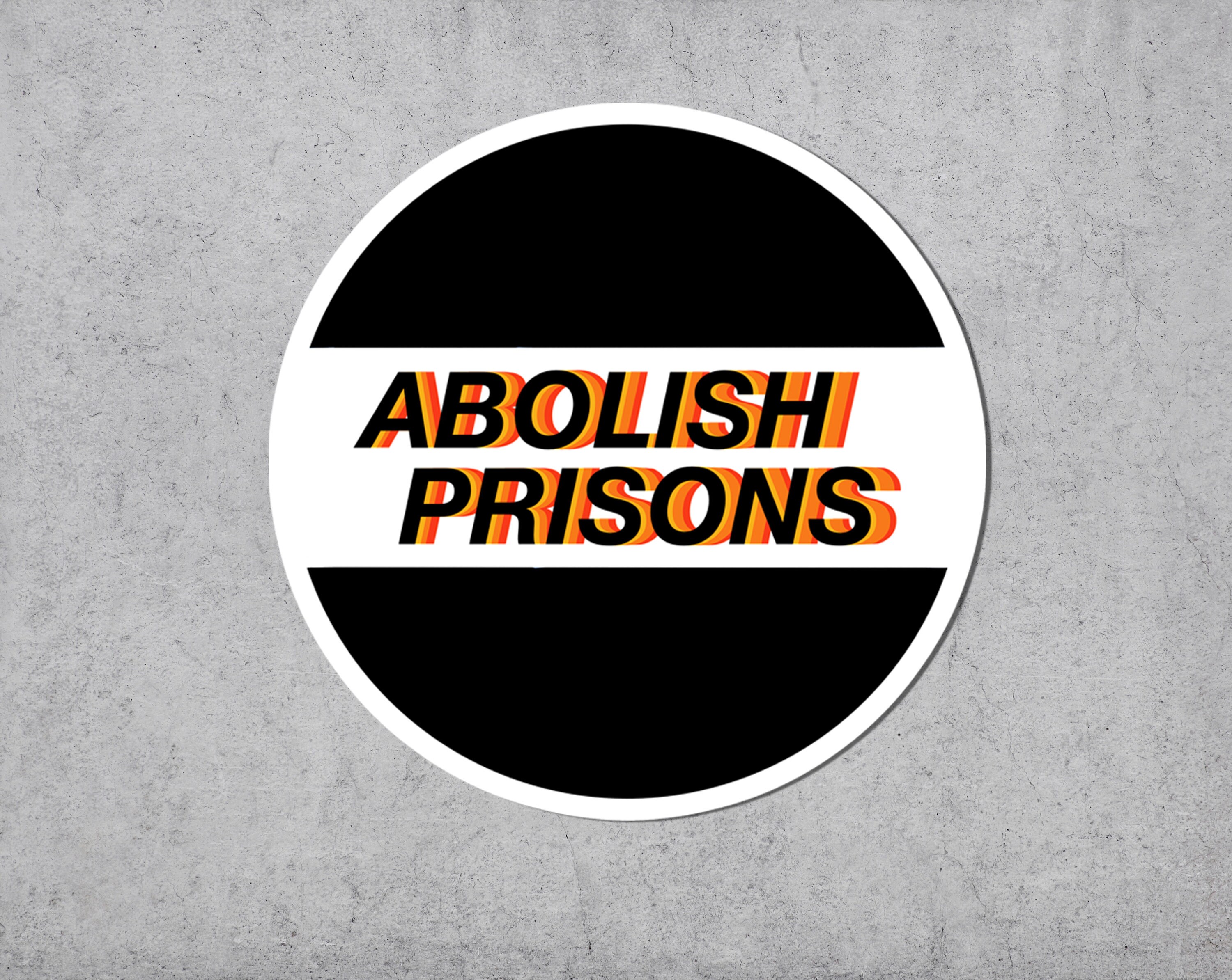 Abolish Prisons Sticker Anarchy Socialism Anarchist | Etsy