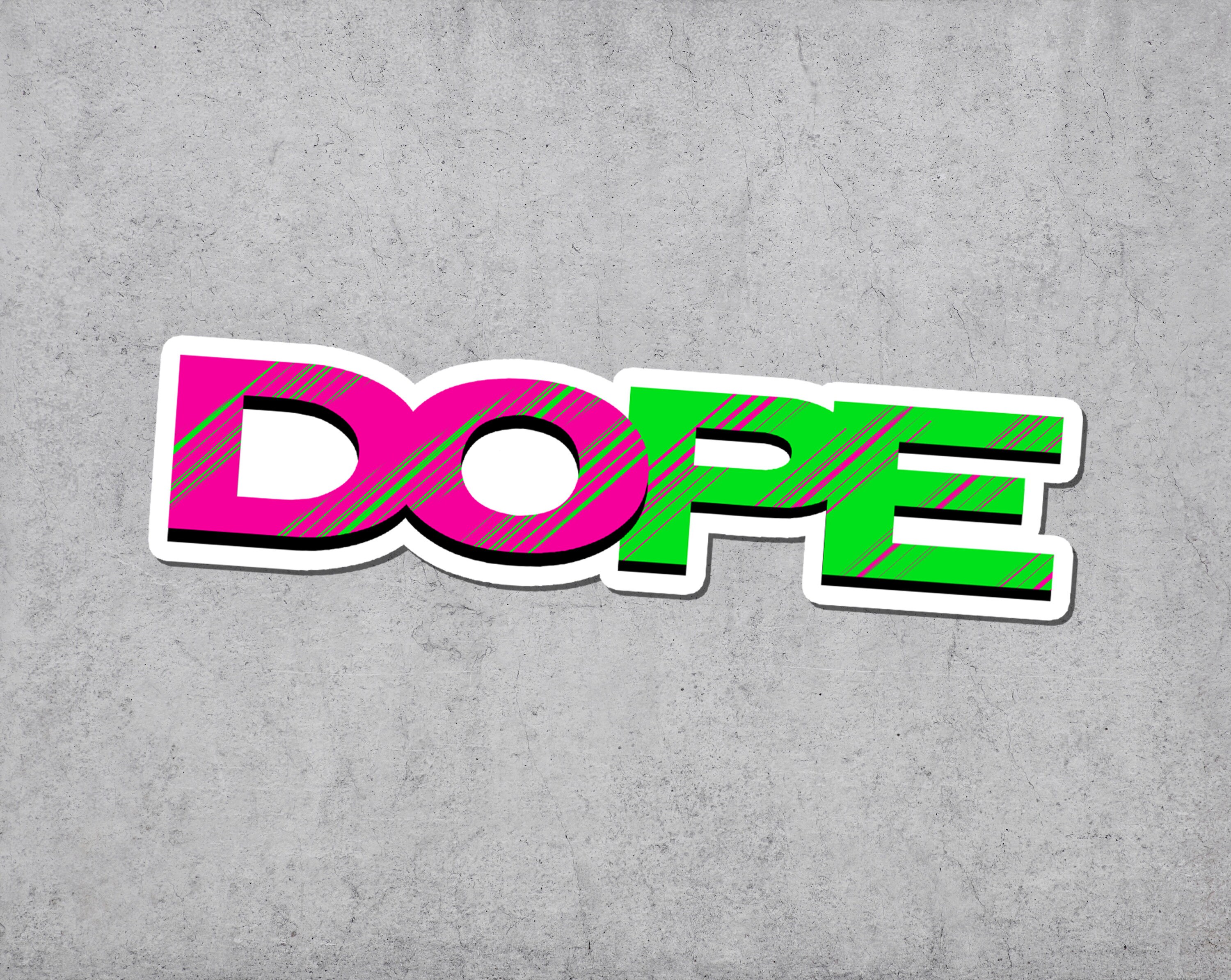 Dope Sticker Psychedelic Hippie Laptop Decals Vinyl Decal | Etsy