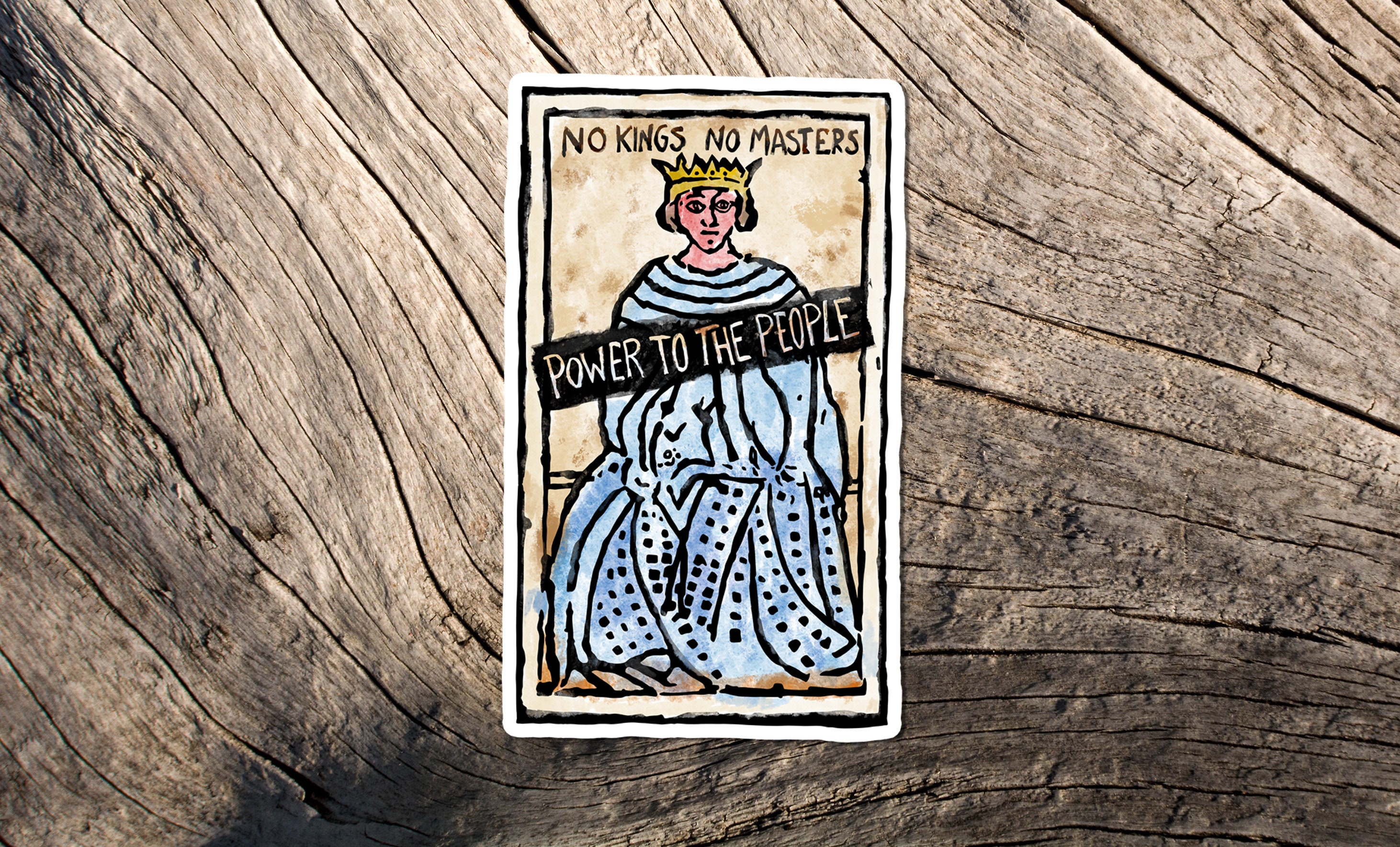 No Kings No Masters Sticker Socialism Vinyl Stickers - Etsy