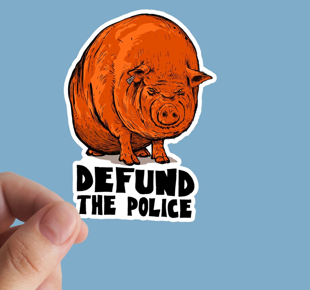 Defund the Police Sticker Political Vinyl Stickers - Etsy