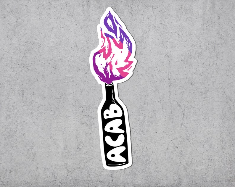 ACAB Sticker Activism Vinyl Stickers Socialism Anarchy | Etsy