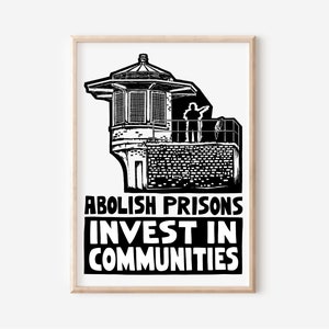 Abolish Prisons Poster, Socialism, Resist, Poster, ACAB, Abolitionist ...