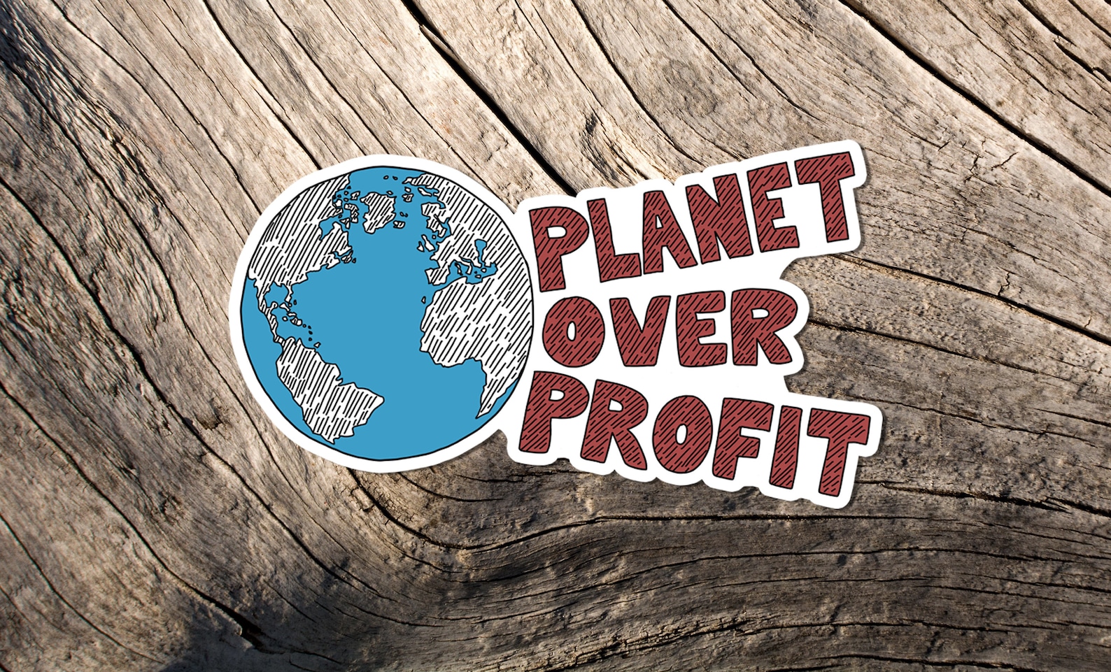 Planet Over Profit Sticker Activist Rights Vinyl Sticker - Etsy