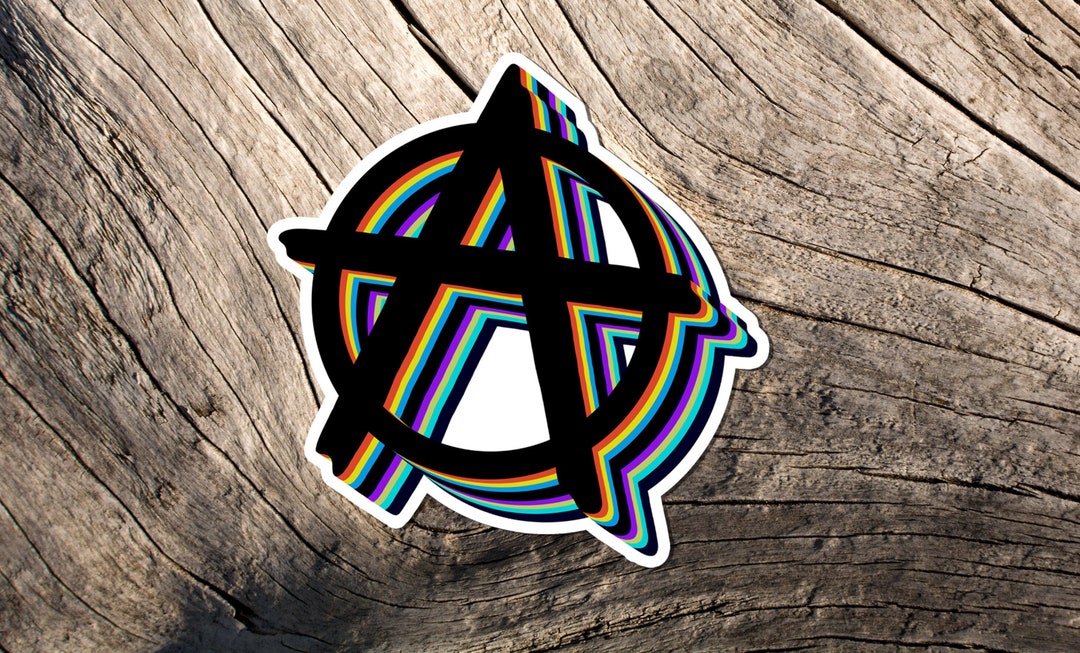 Anarchy Rainbow Sticker Anarchy Sticker Socialism Sticker - Etsy Ireland