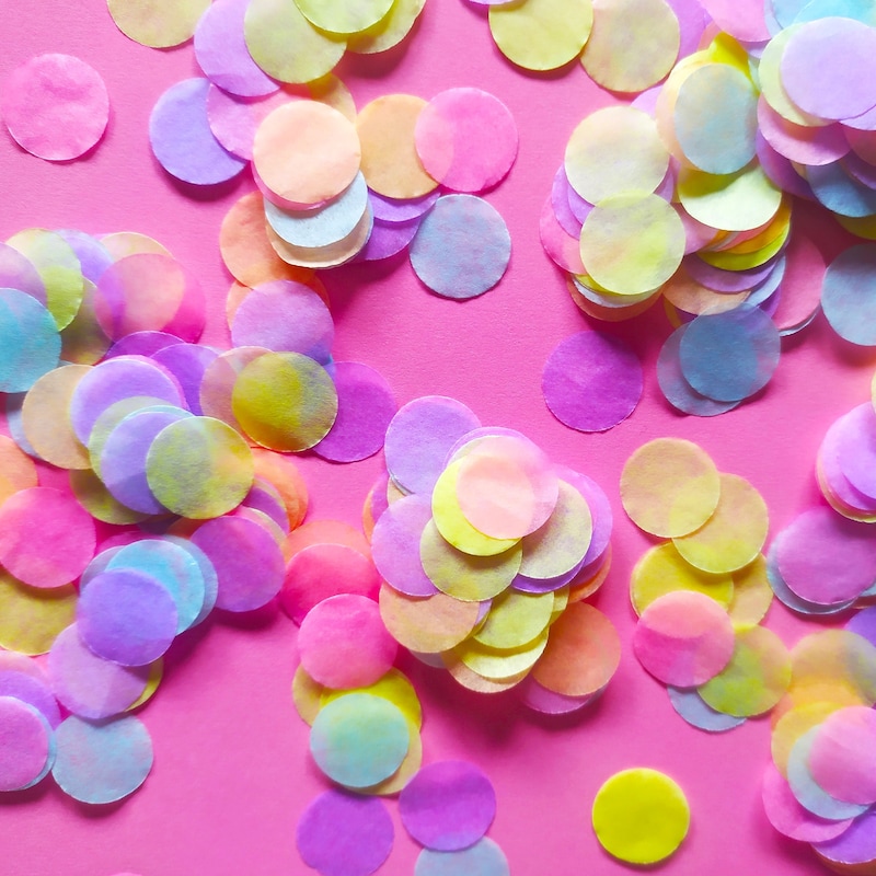 Pastel Confetti - Etsy