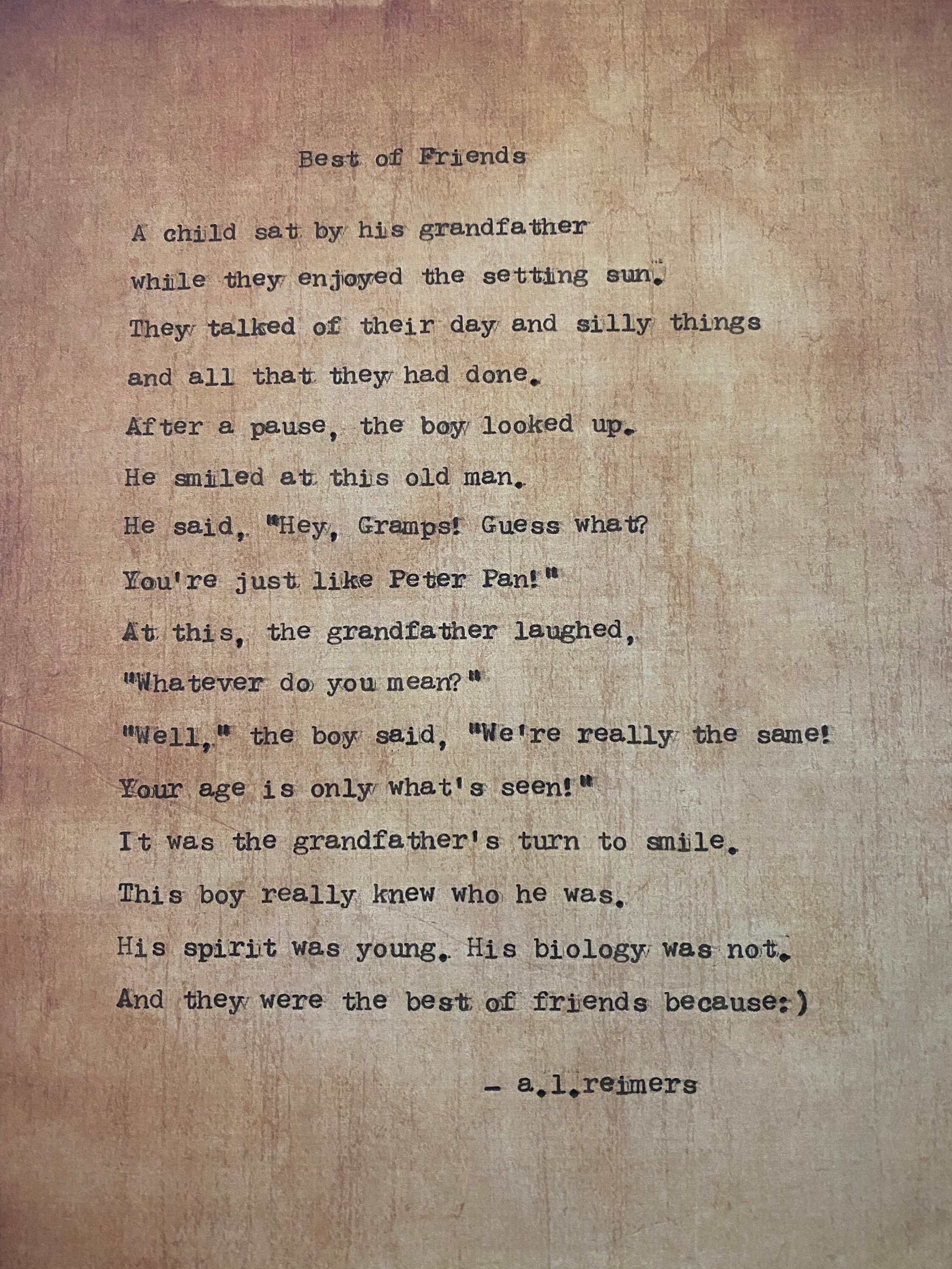 Hello My Friend Poems