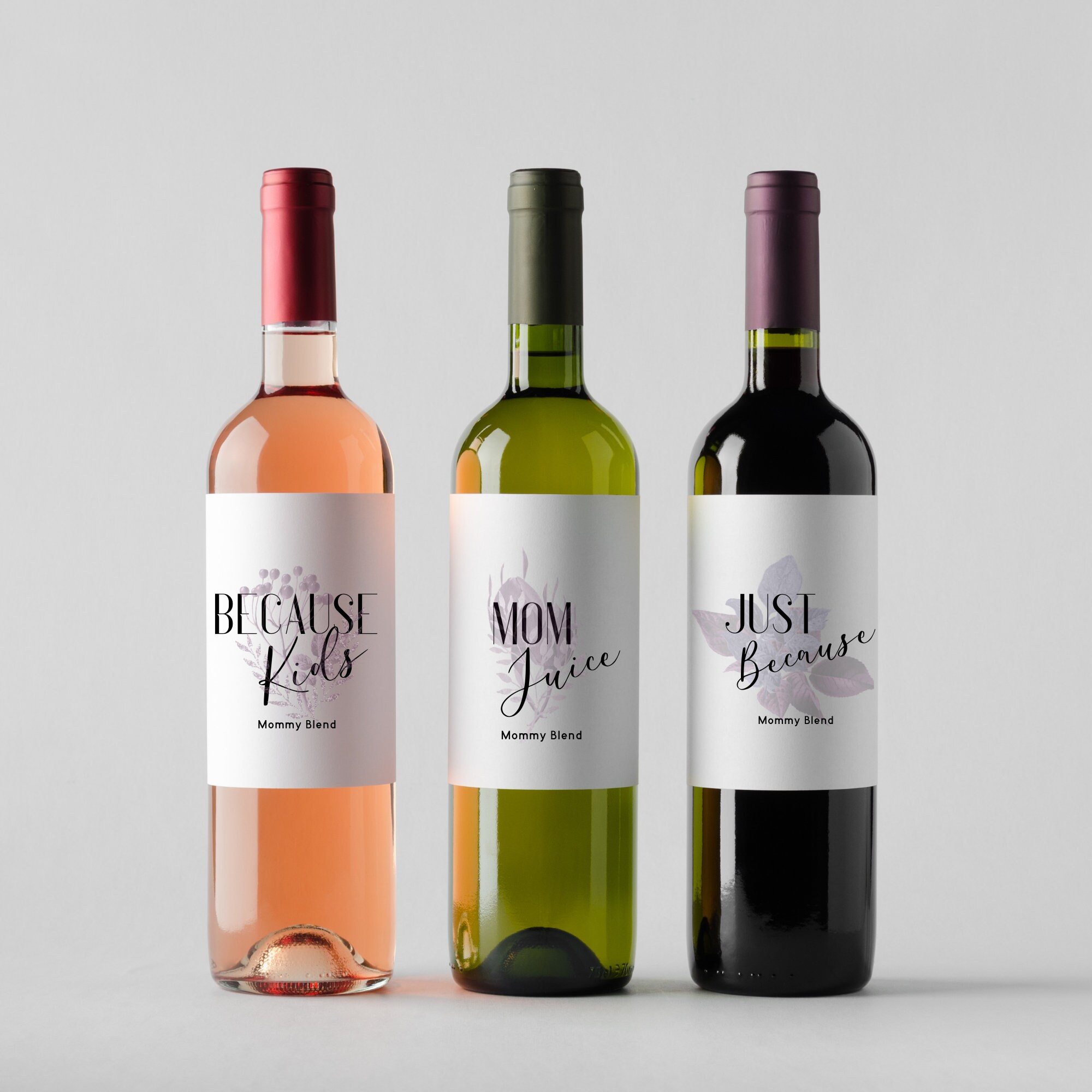 Mom Wine Labels | Funny Mom Labels | Printable Wine Labels | New Mom ...