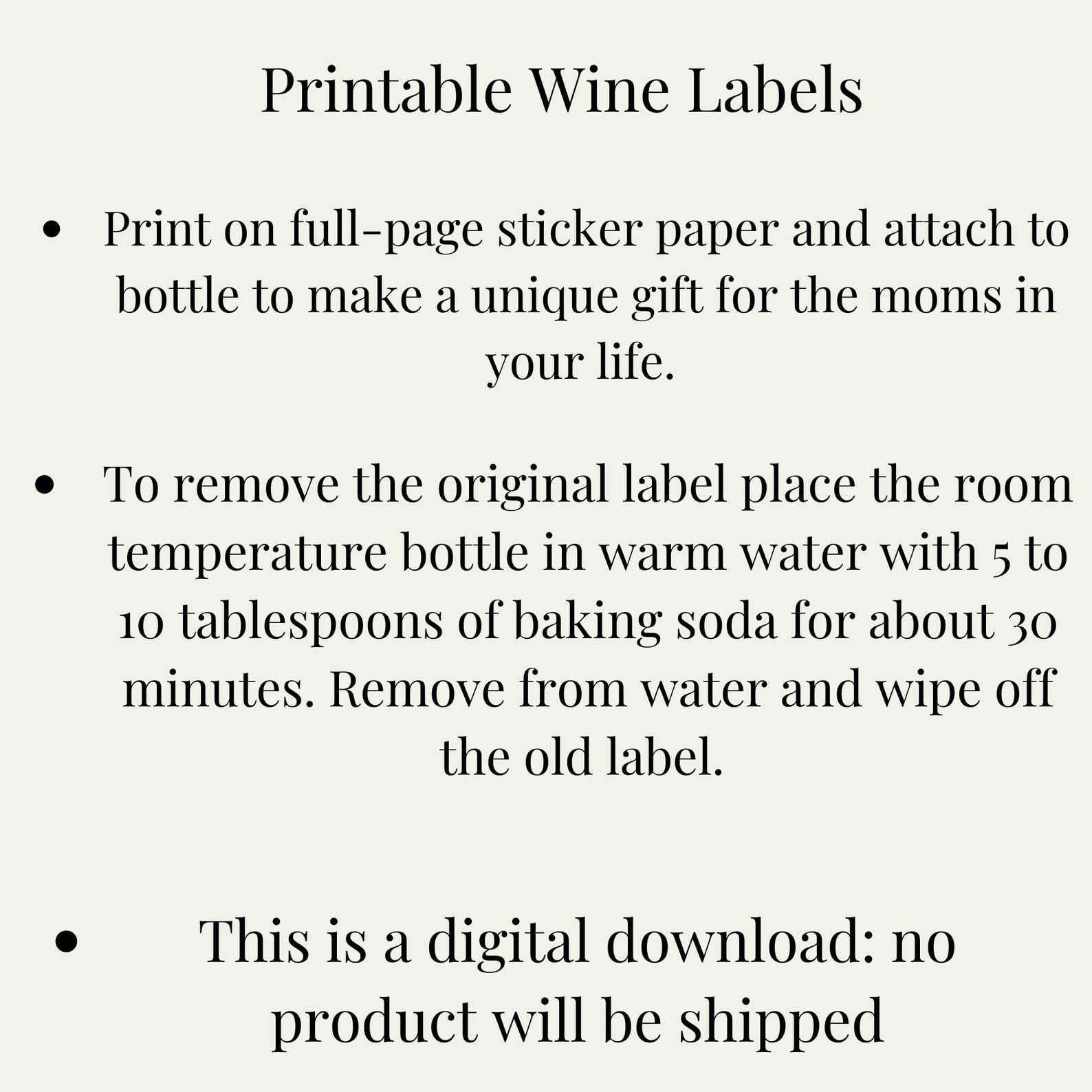 Mom Wine Labels Funny Mom Labels Printable Wine Labels - Etsy