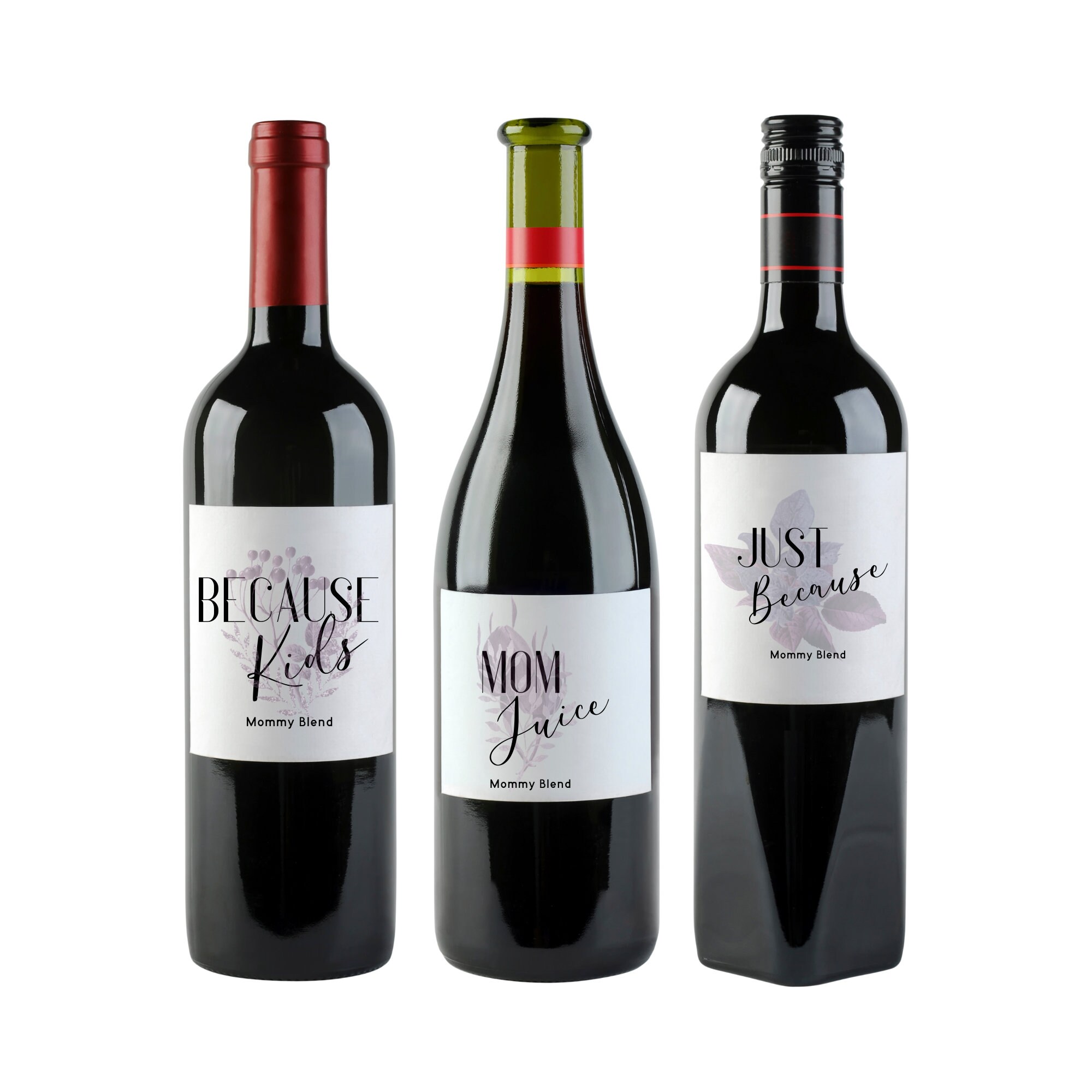 Mom Wine Labels | Funny Mom Labels | Printable Wine Labels | New Mom ...