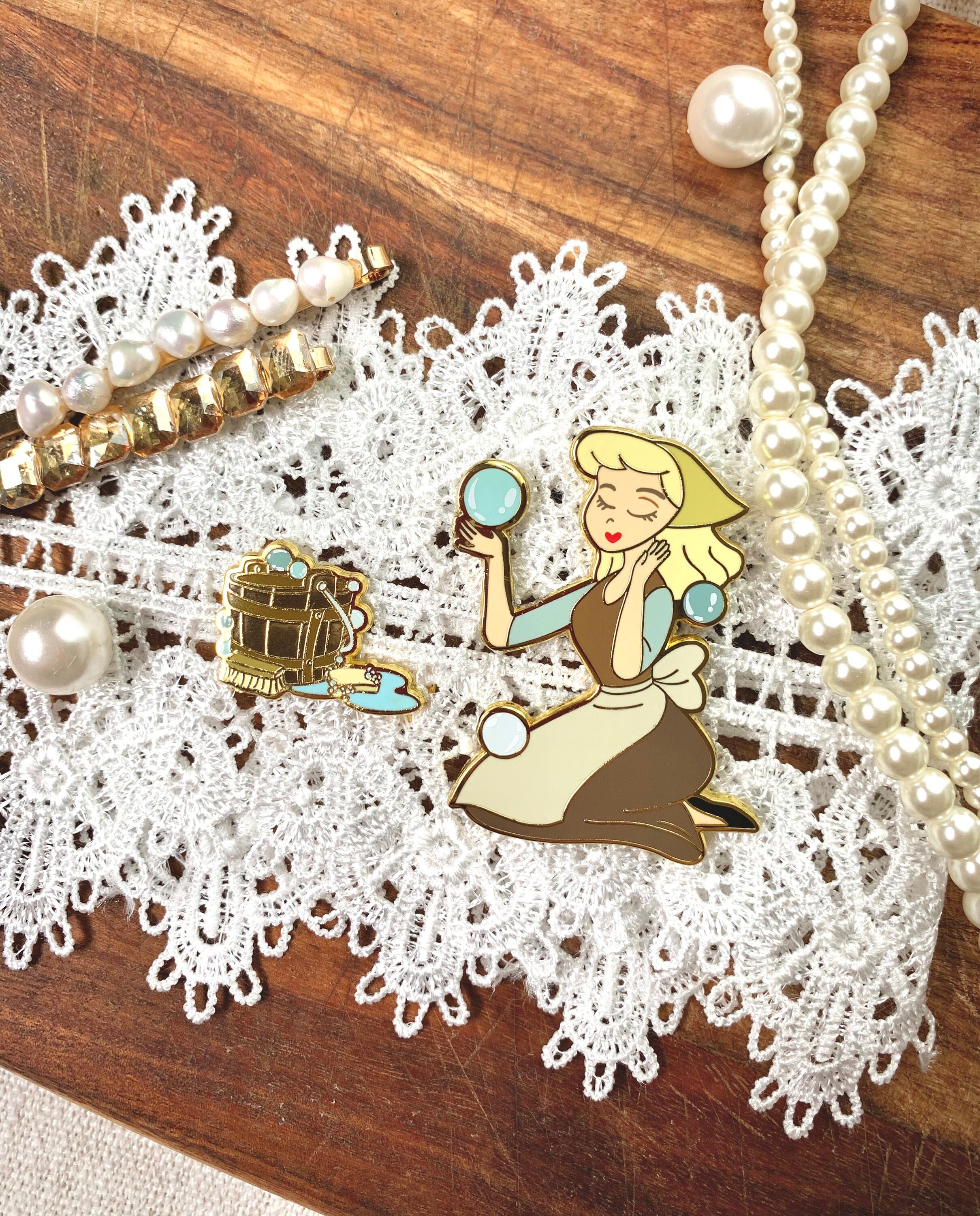 Cinderella Pin Cinderella Fantasy Pin Cinderella Collection Etsy