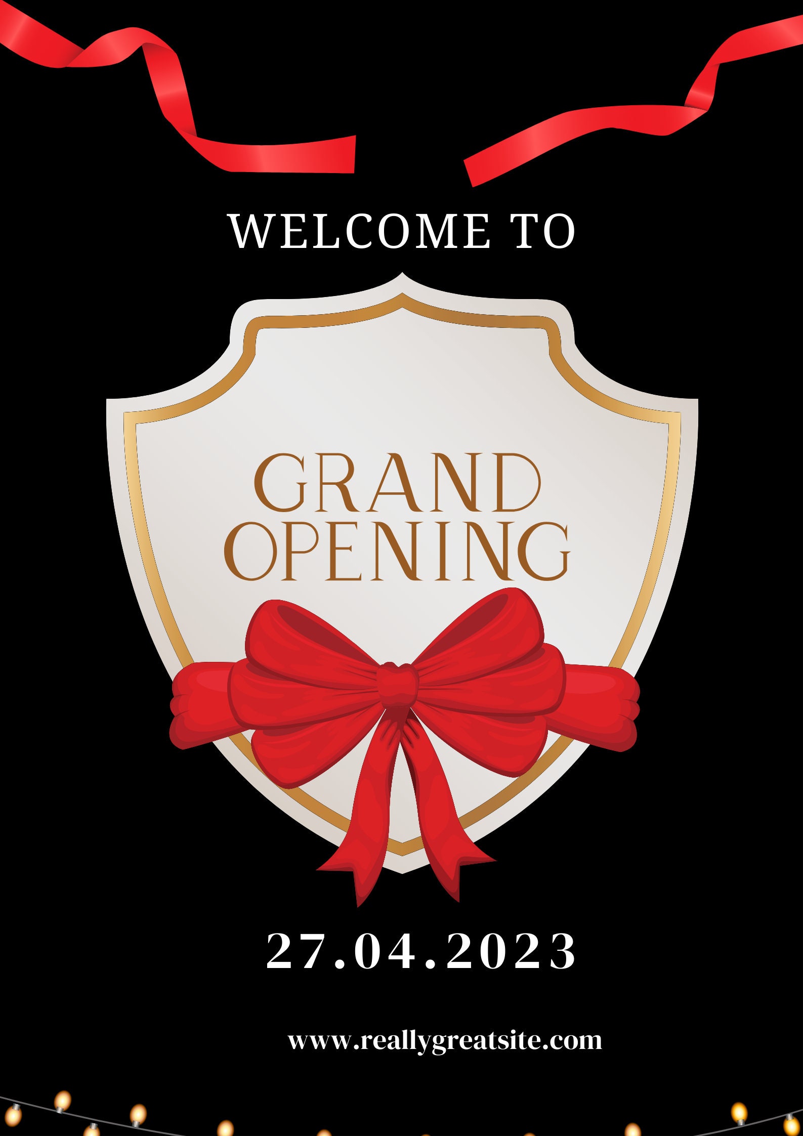 Gold Black Grand Opening, Opening Party, Grand, Grand Finale, Opening ...