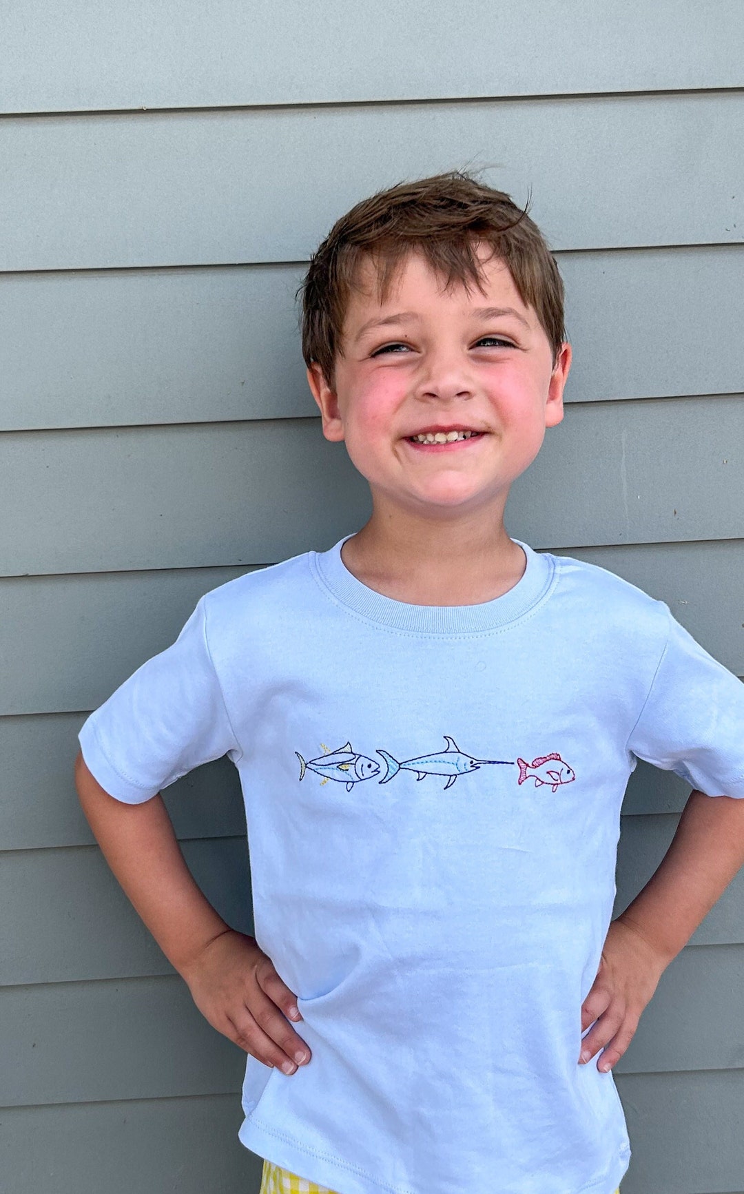 Fish Trio Shirt for Babies and Toddlers, Boy Girl Shirt for Aquarium ...