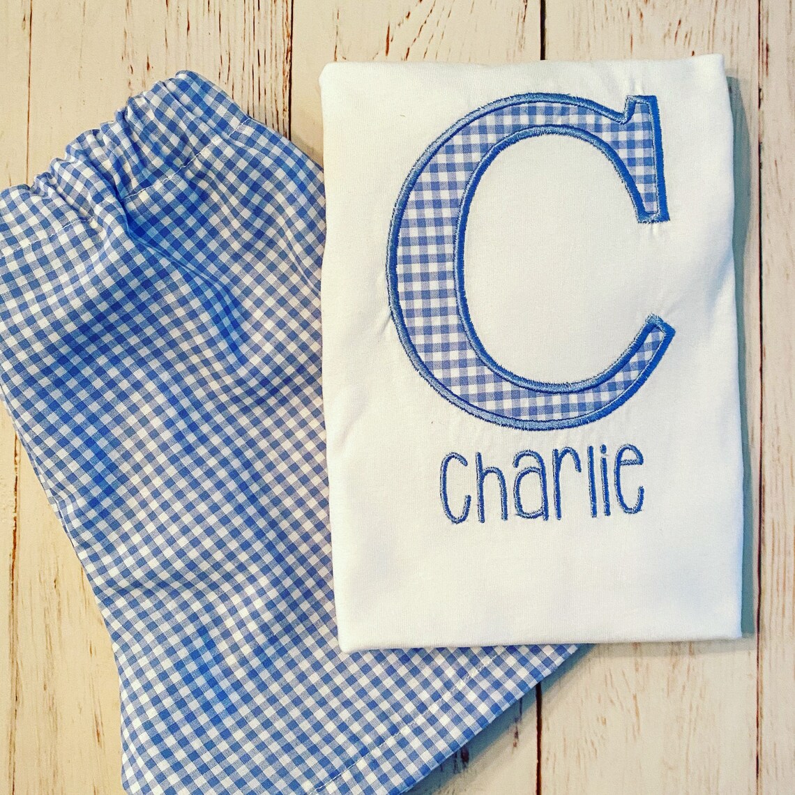 MORE COLORS Monogrammed Name Shirt for Babies and Toddlers | Etsy