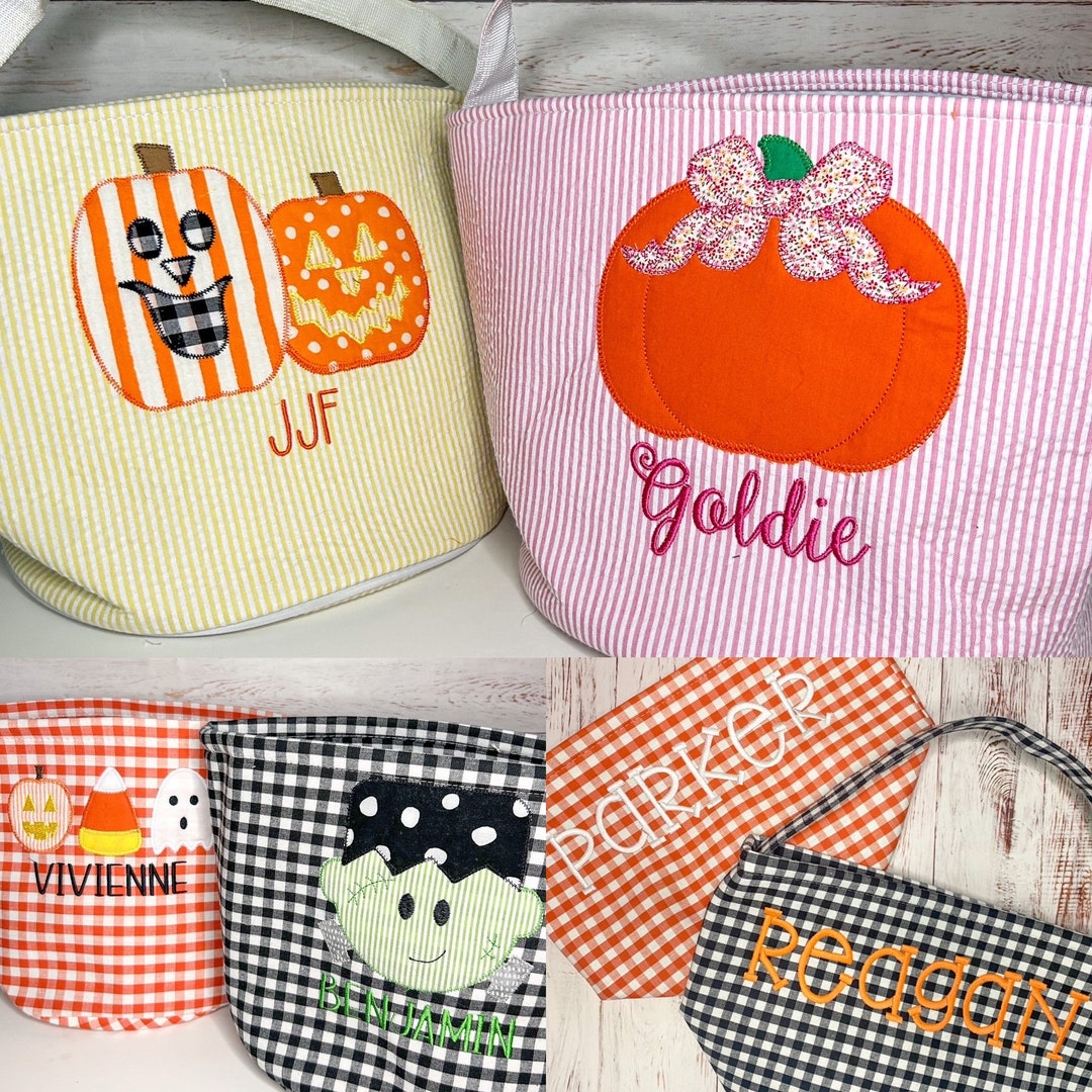 Trick or Treat Baskets, Halloween Candy Bucket, Sack for Trick or ...