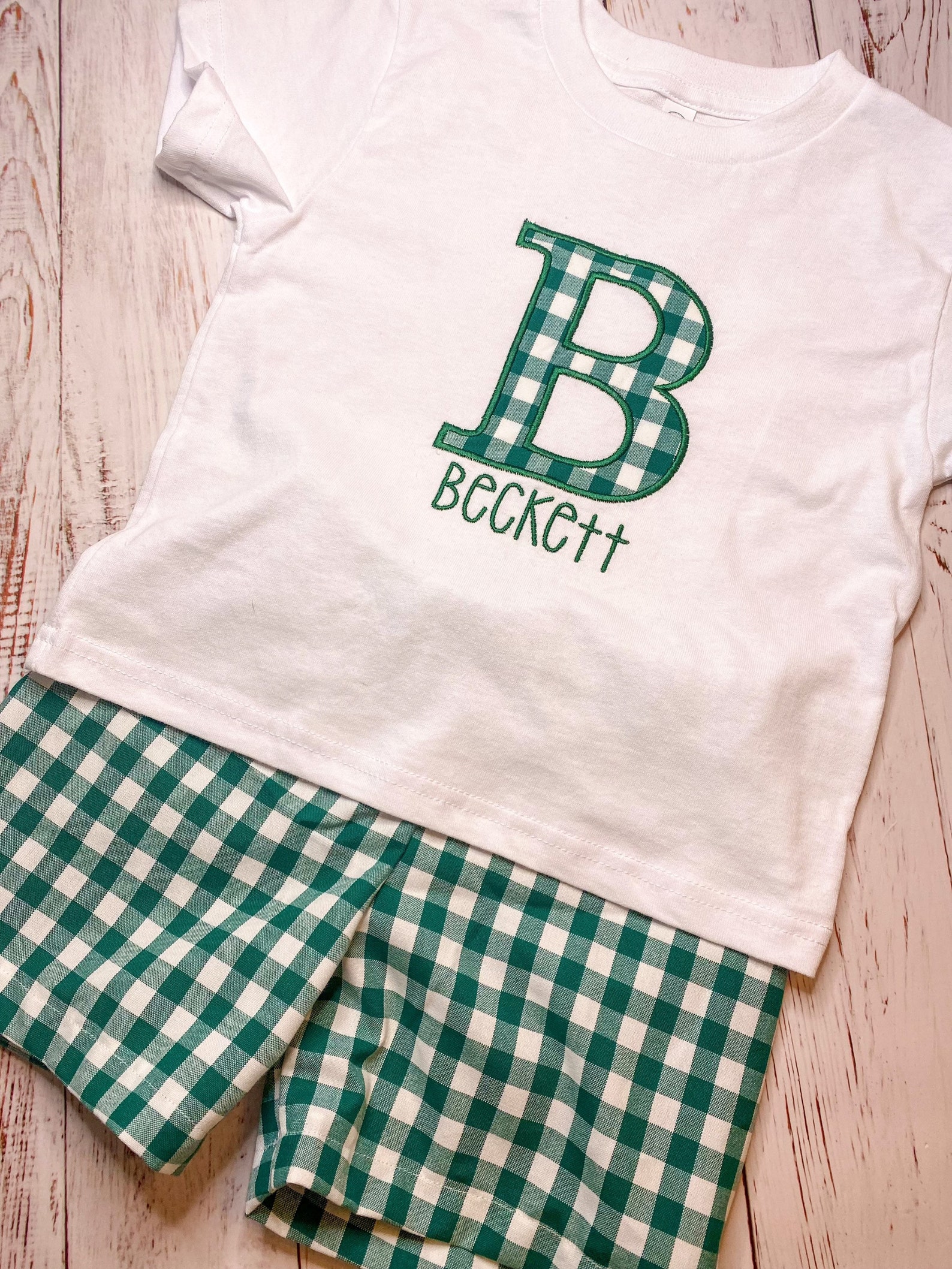 MORE COLORS, Monogrammed Name Shirt for Babies and Toddlers, Boy ...