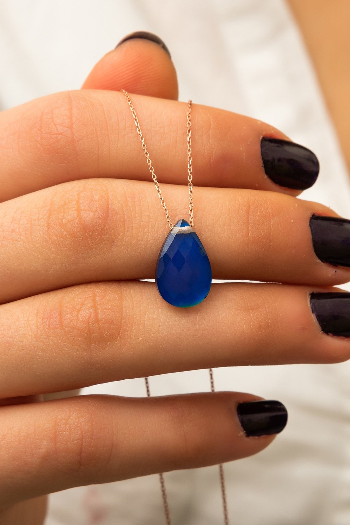 Mood Necklace Silver Color Change Necklace Changing Color - Etsy