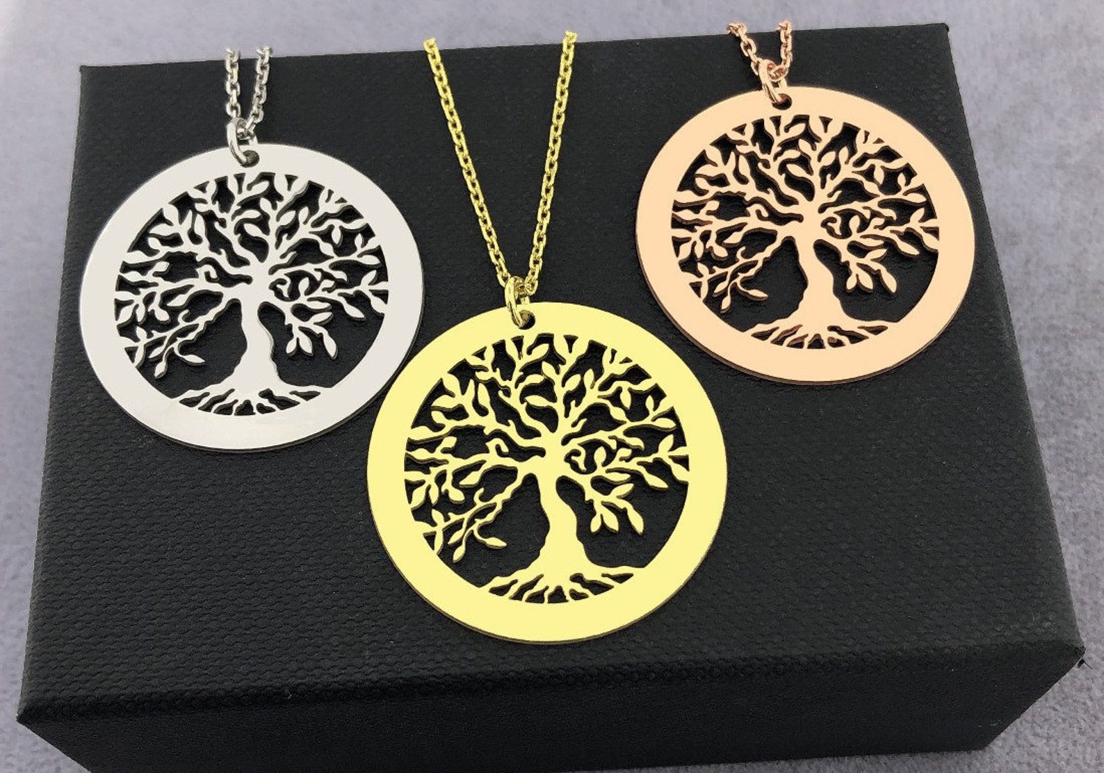 925 Sterling Silver Tree of Life Necklace, Tree of Life Pendant for Her ...