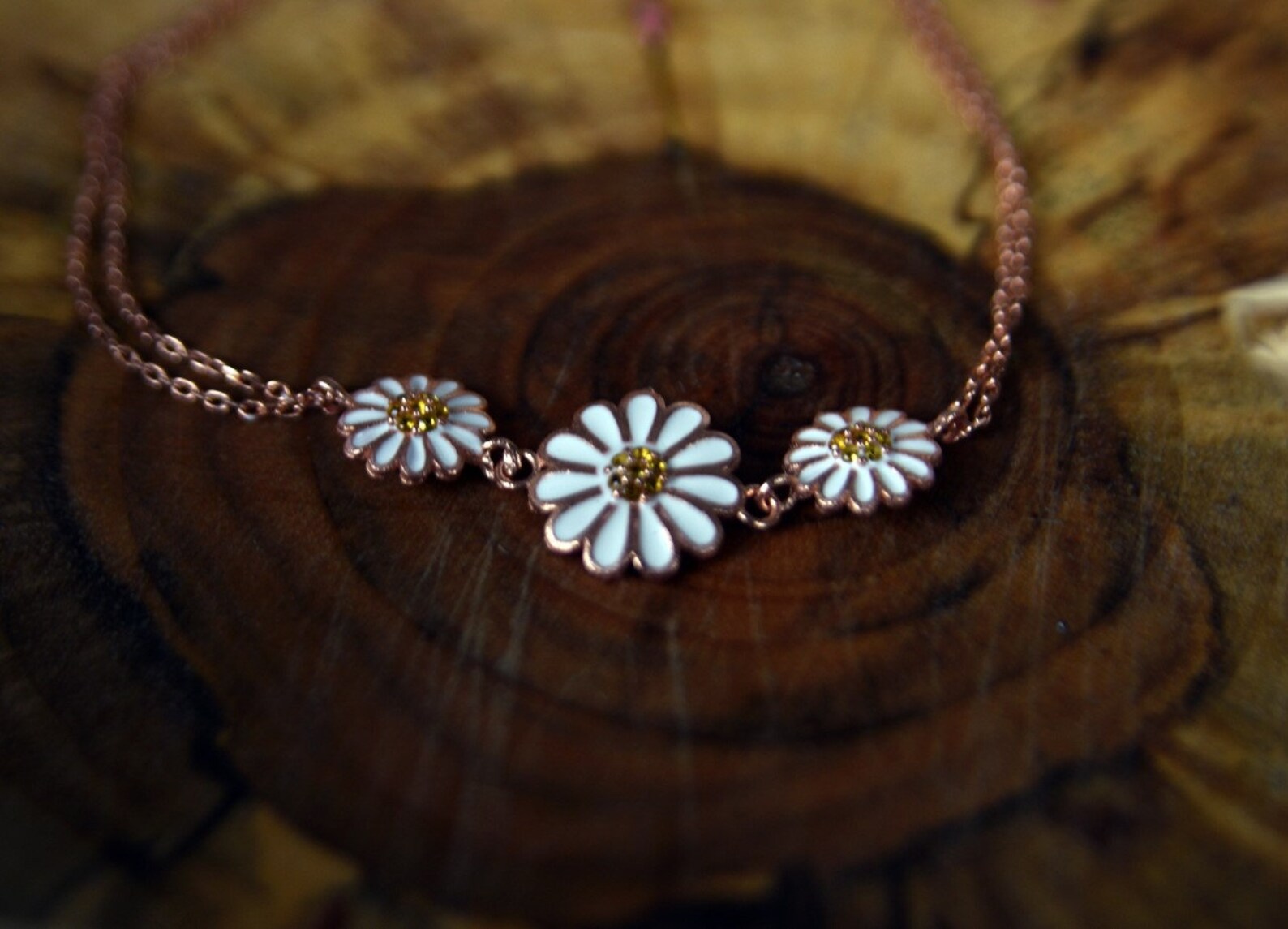 Daisy Silver Bracelets Flower Daisies Bracelet for women | Etsy