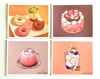 Cute Cafe Art - Etsy