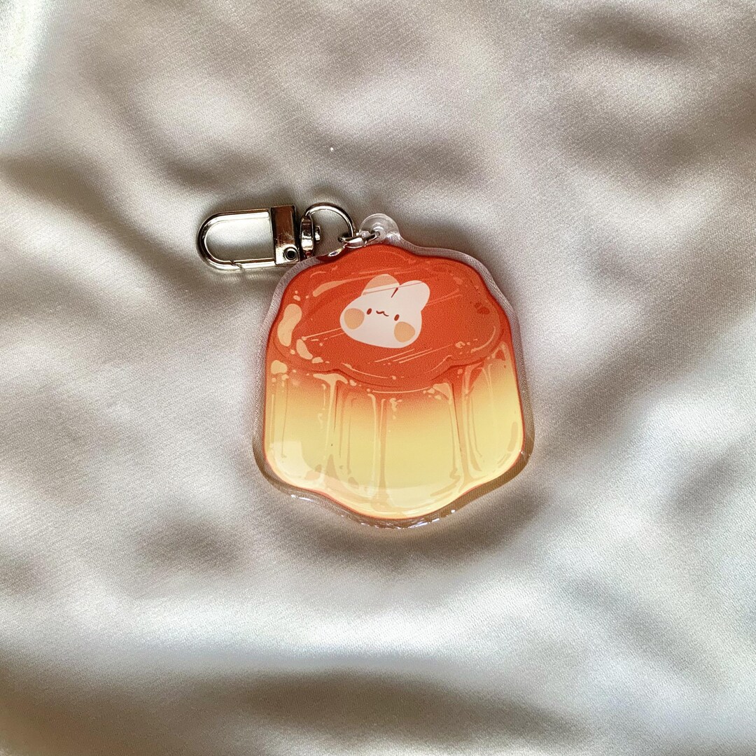 Bunny Pudding Charm | Bunny Epoxy Charm | Pudding Charm - Etsy