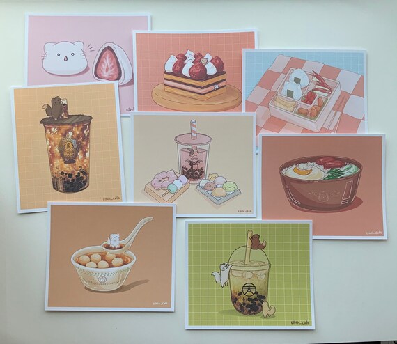 Cute Food Art Prints Art Prints Art Bullet Journals and - Etsy