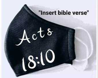 Bible Verse Face Mask | Etsy