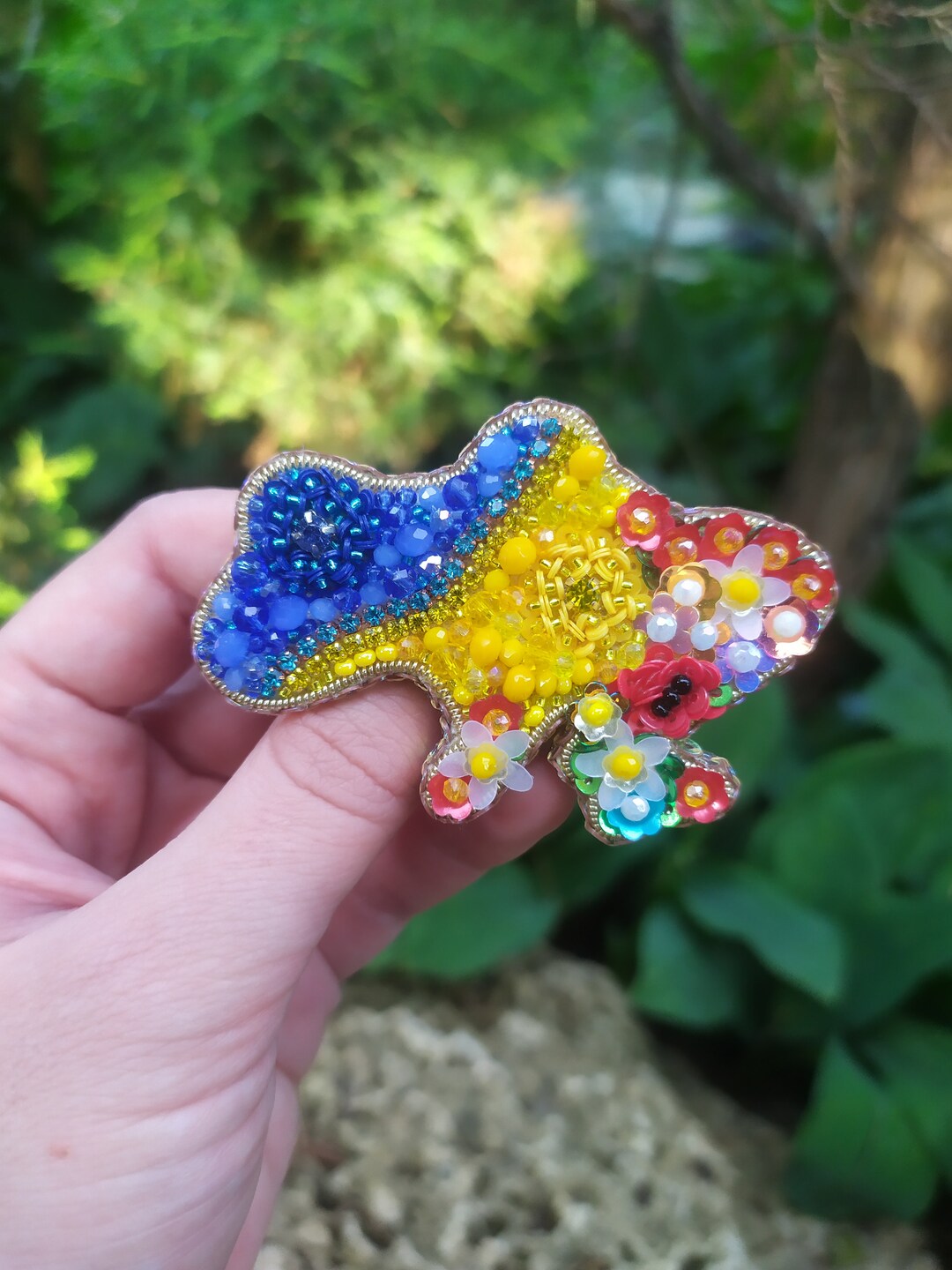 Brooch Map of Ukraine Brooch Ukraine Handmade Brooch Ukrainian Brooch ...