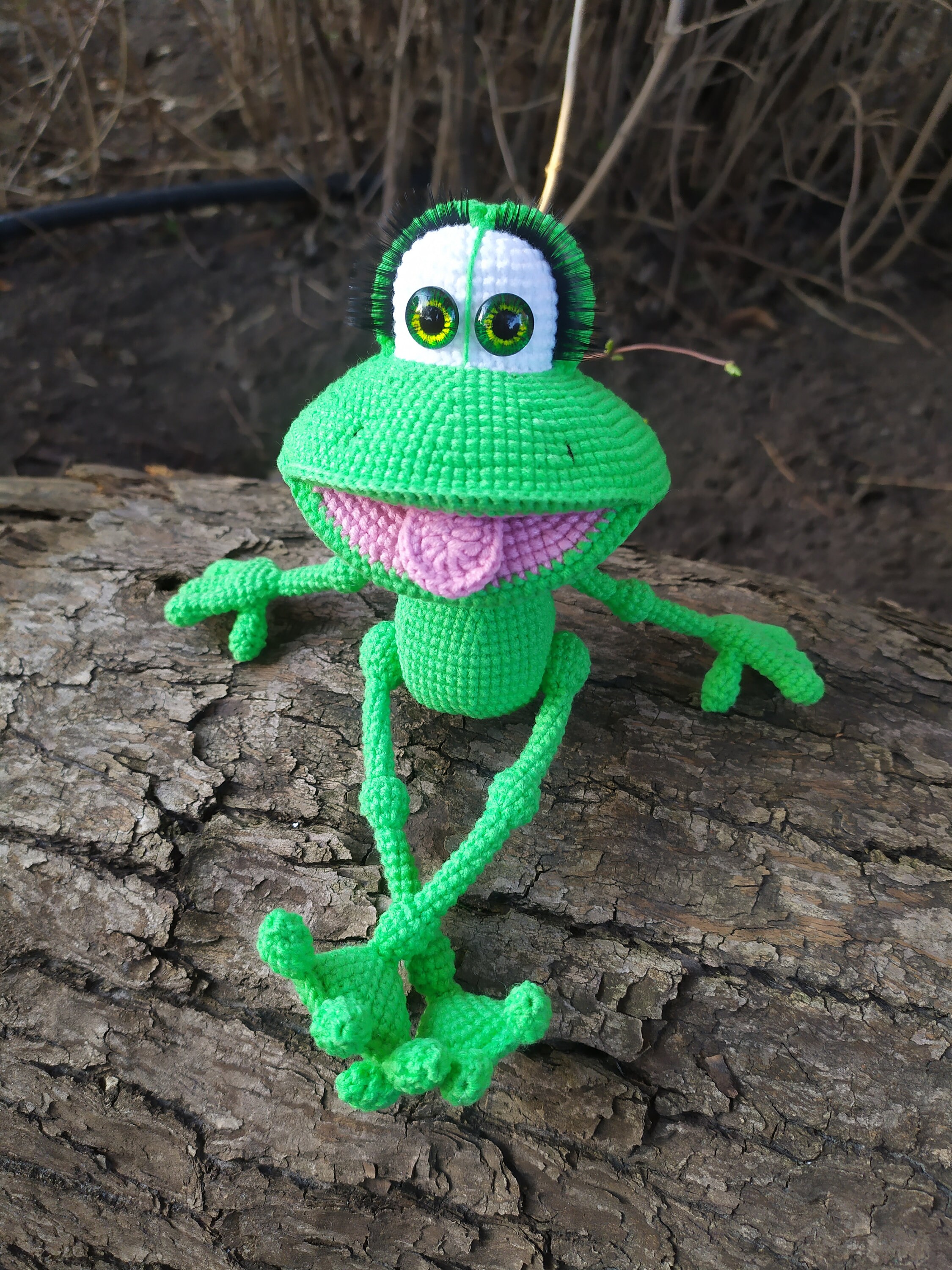 Amigurumi Frog Knitted Frog Handmade Frog Knitted Toy Frog - Etsy