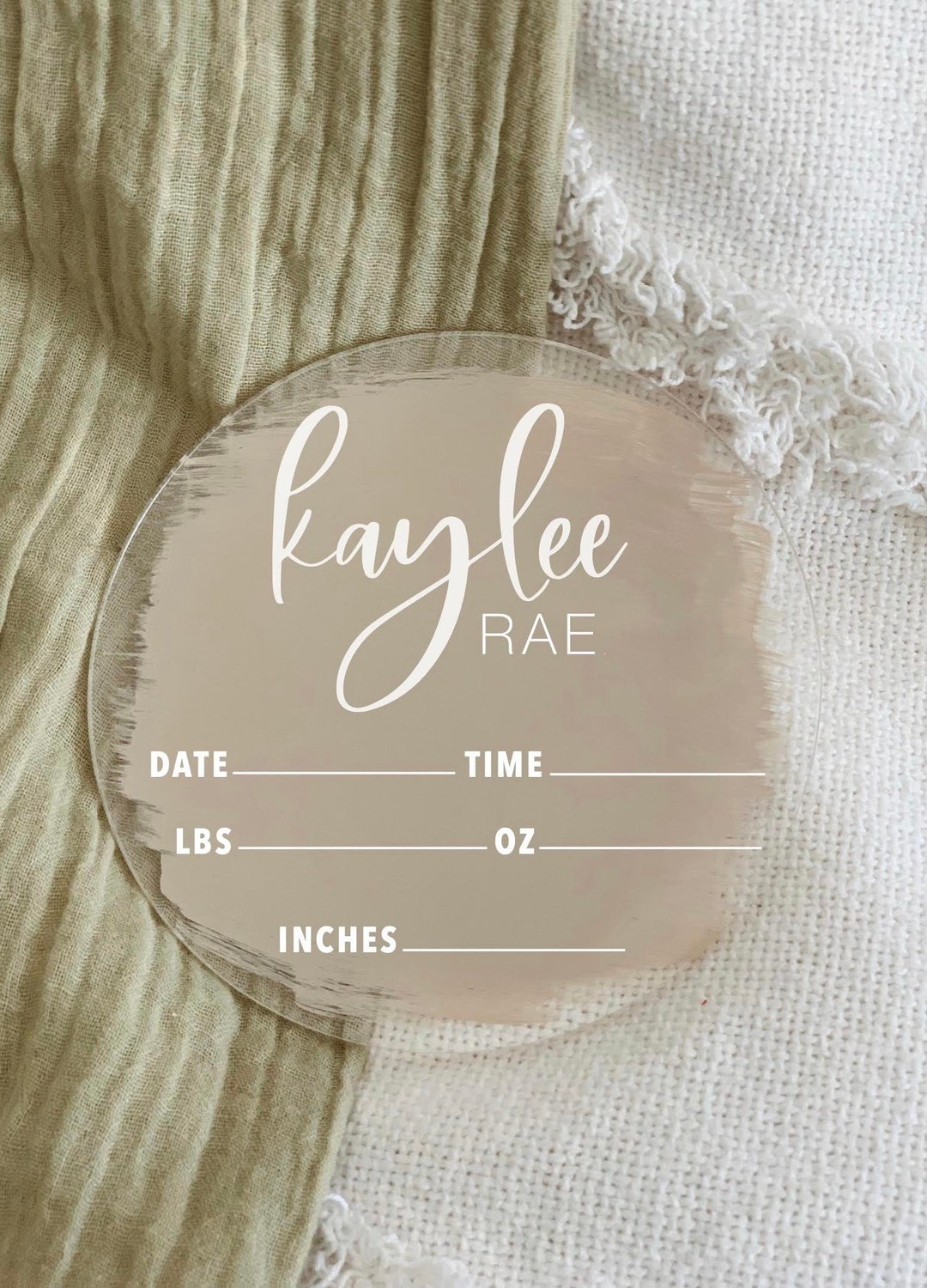 Acrylic Birth Announcement Sign| Newborn Baby Birth Announcement| Birth ...