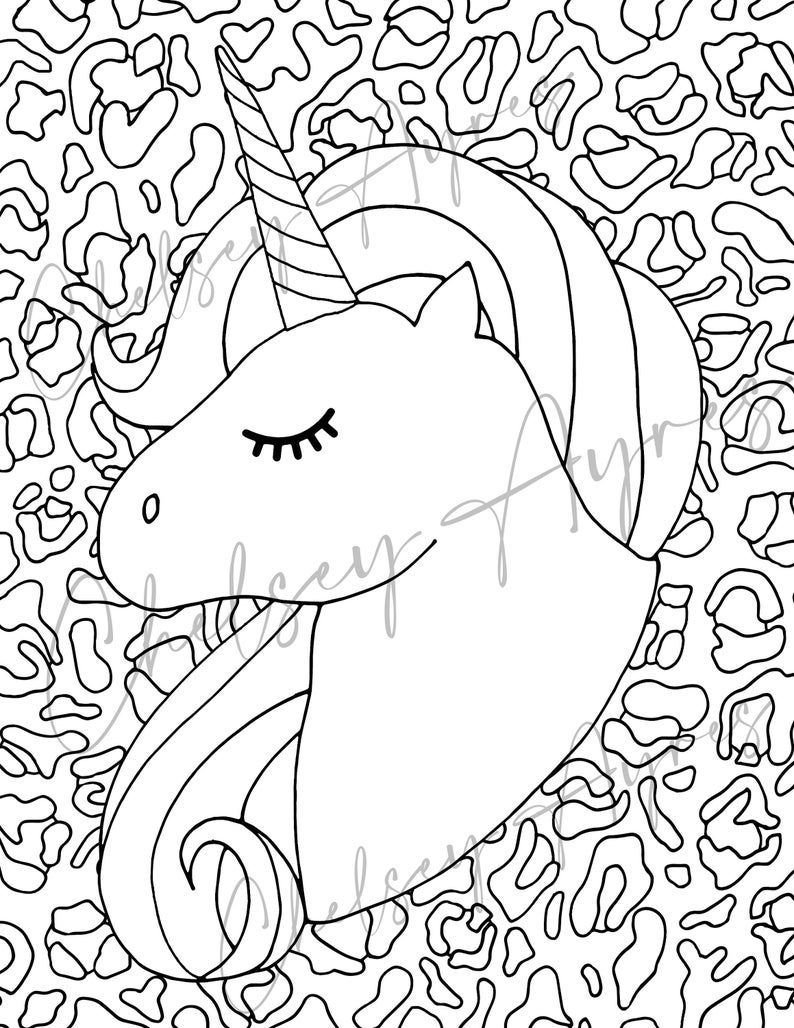 Digital File Coloring Pages Drawing Book Coloring Book - Etsy