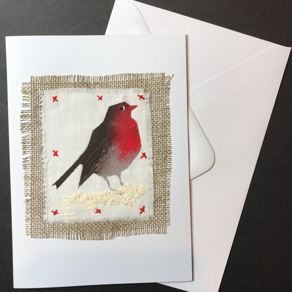 3 Hand Made Robin Cards - Etsy UK