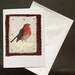 3 Hand Made Robin Cards - Etsy UK