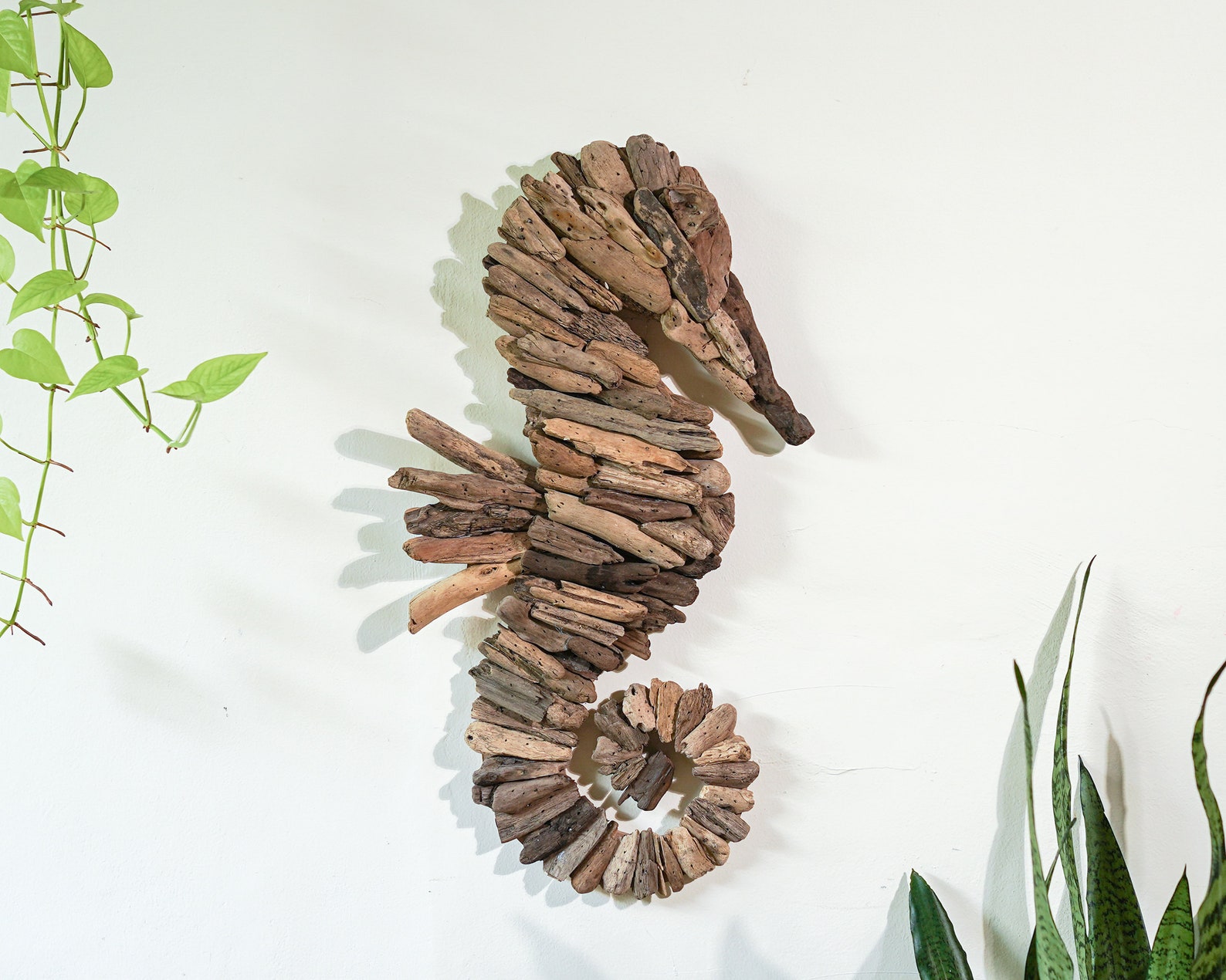 Handmade Driftwood Wall Art 24 Inch / 60 Cm Drift Wood Sea - Etsy