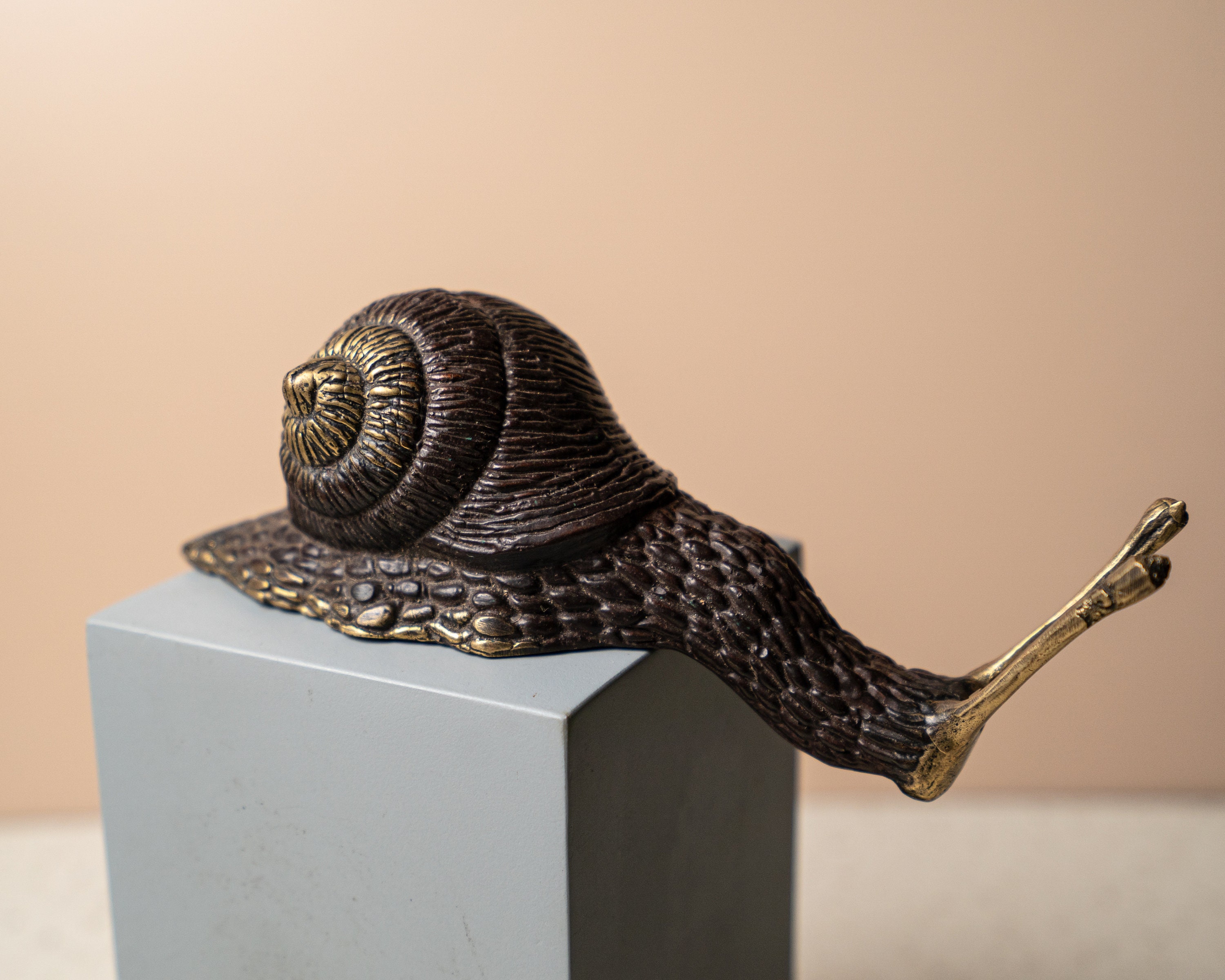 2 SIZES - Snail Statue, Snail Figurine, Home Decor, House Decor, Gift ...