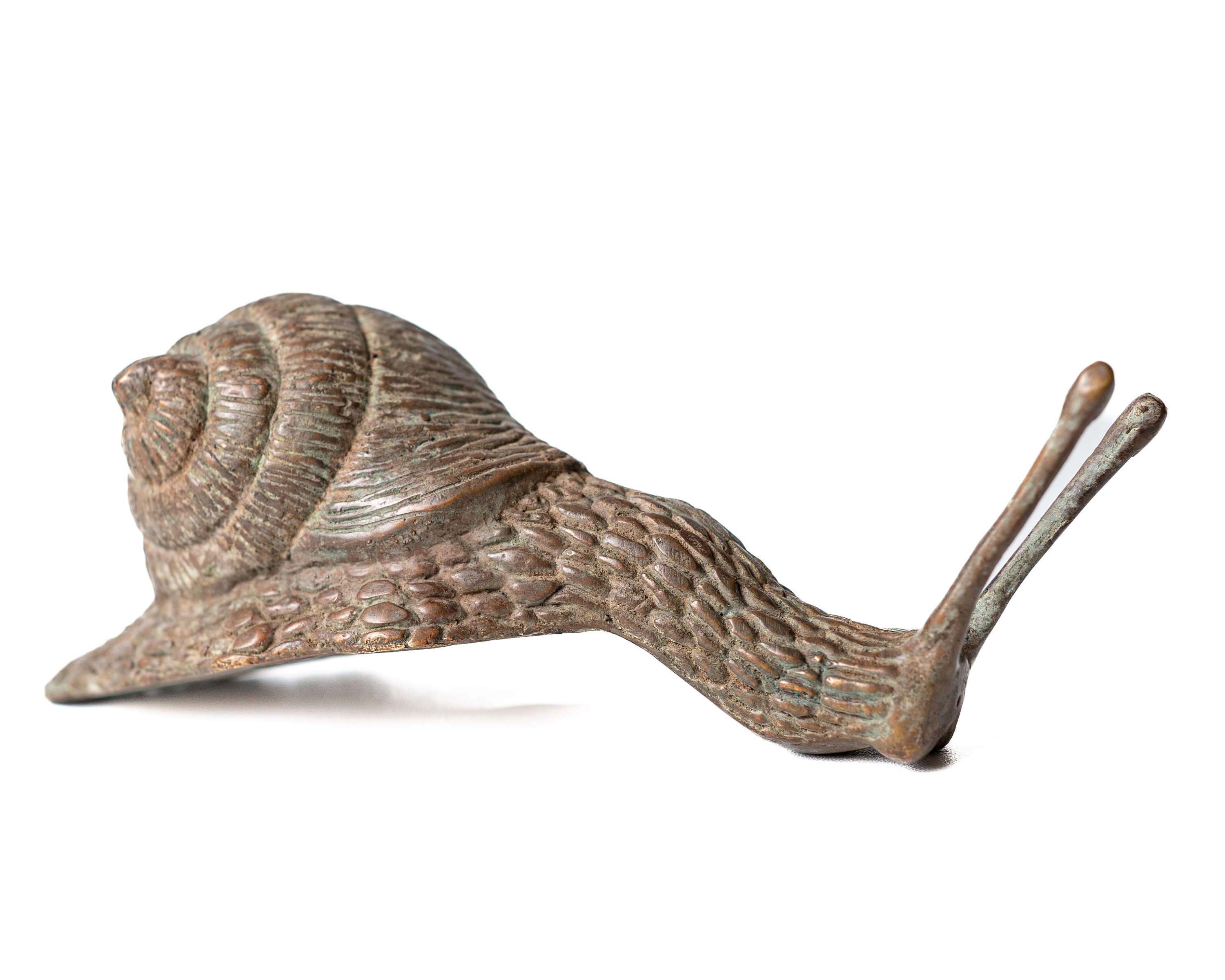 2 SIZES Snail Statue Snail Figurine Home Decor House - Etsy