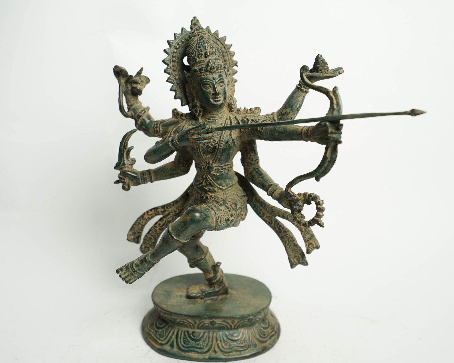 Lord Mahakali 9 Inch / 22 Cm Hindu God Kali Statue Goddess - Etsy