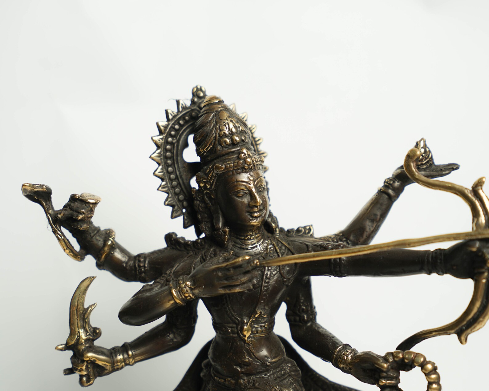 Lord Mahakali 9 Inch / 22 Cm Hindu God Kali Statue Goddess - Etsy