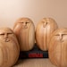 Funny Face Wood, Funny Face Family, Wood Carving, Room Decor, Family ...