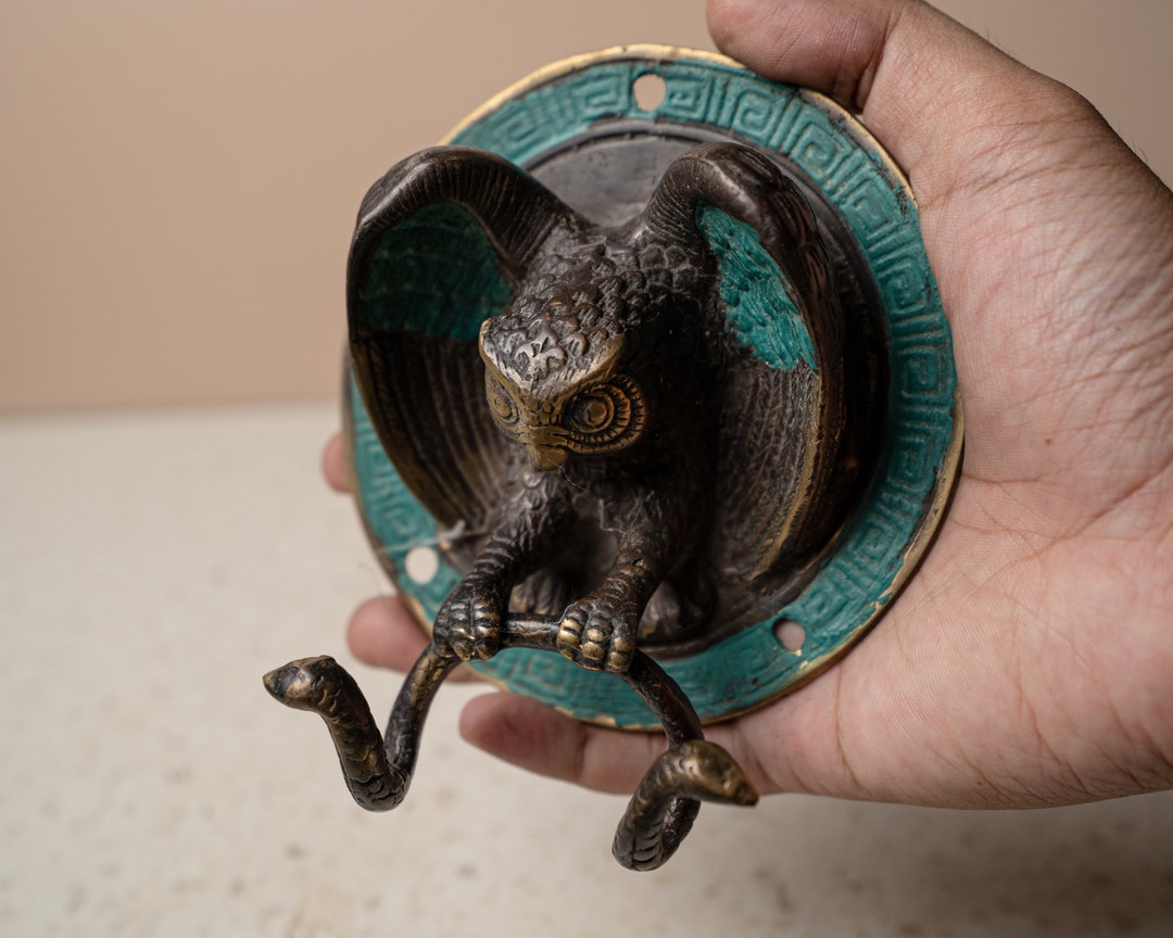 Owl Hook 5 Inch / 12 Cm, Owl Bronze, Room Decor, Cloth Hanger, House ...