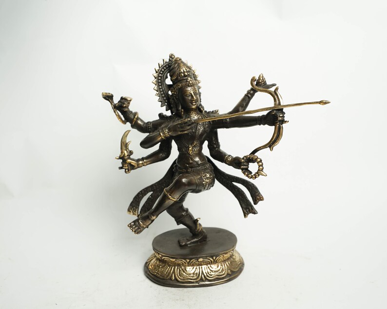 Lord Mahakali 9 Inch / 22 Cm, Hindu God, Kali Statue, Goddess Kali ...