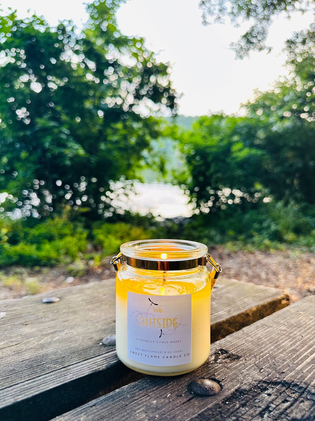 Citronella Candle, Bug Repellent, Outdoor Candle, Home Decor, Backyard ...