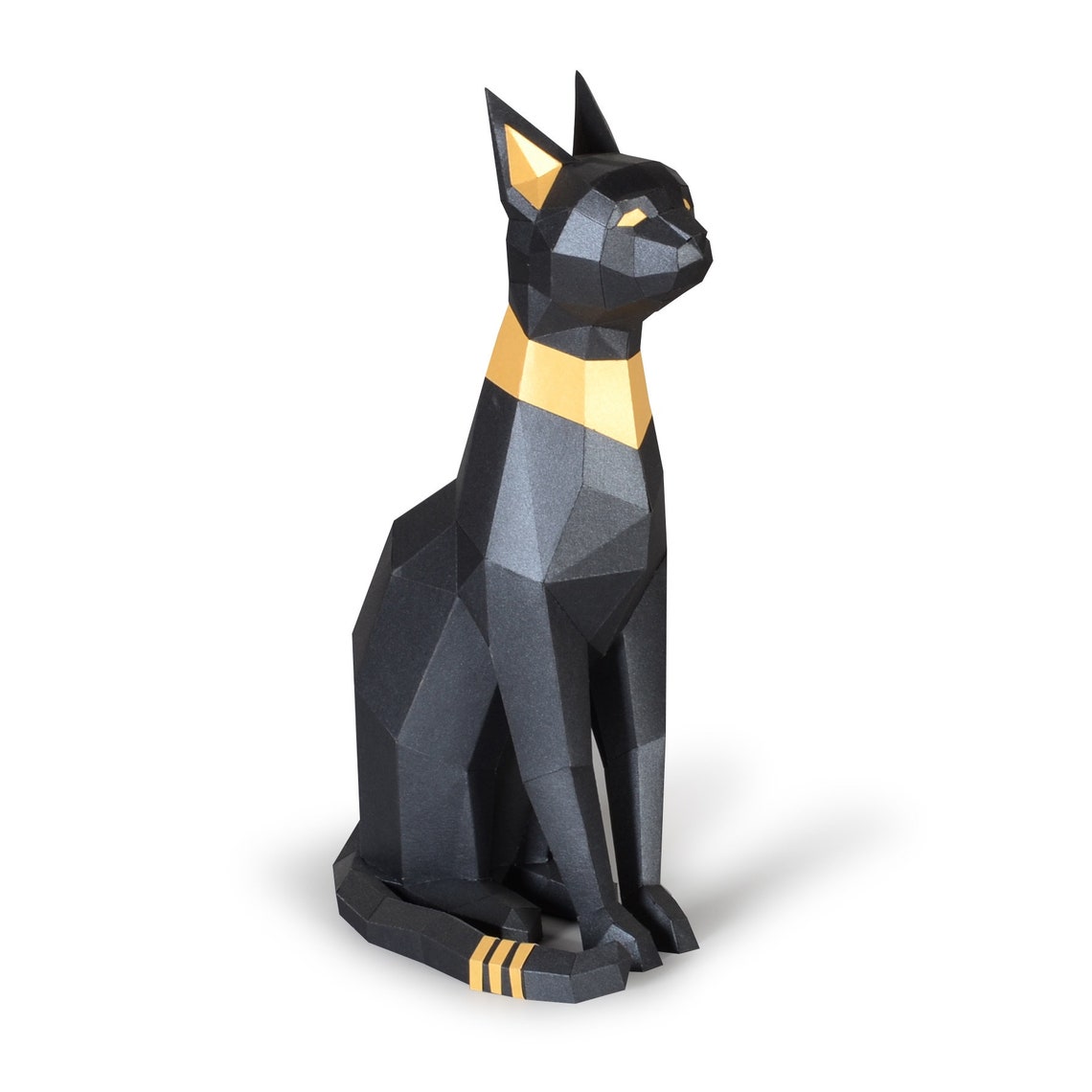 Egypt Cat Paper Model 3D Papercraft Tempalte PDF - Etsy Canada