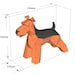 Schnauzer Paper Sculpture,printable PDF Template,handmade Terriers Dog ...
