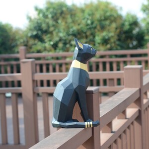 Egypt Cat Paper Model, 3D Papercraft Tempalte, PDF File,instant ...