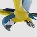 Parrot Paper Sculptureprintable PDF Templatehandmade Wild - Etsy