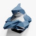 Shark Bust Wall Decor Paper Sculpture,printable PDF Template,handmade ...