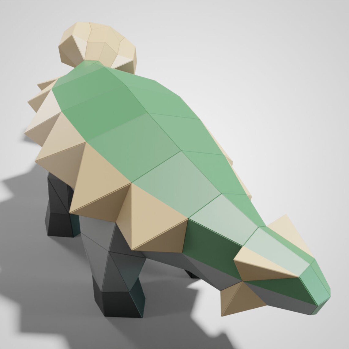 Ankylosaurus Paper Model, 3D Papercraft Template (PDF File) - Etsy