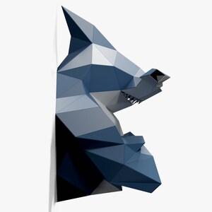 Hammerhead Shark Wall Décor Paper Sculpture,printable PDF Template ...