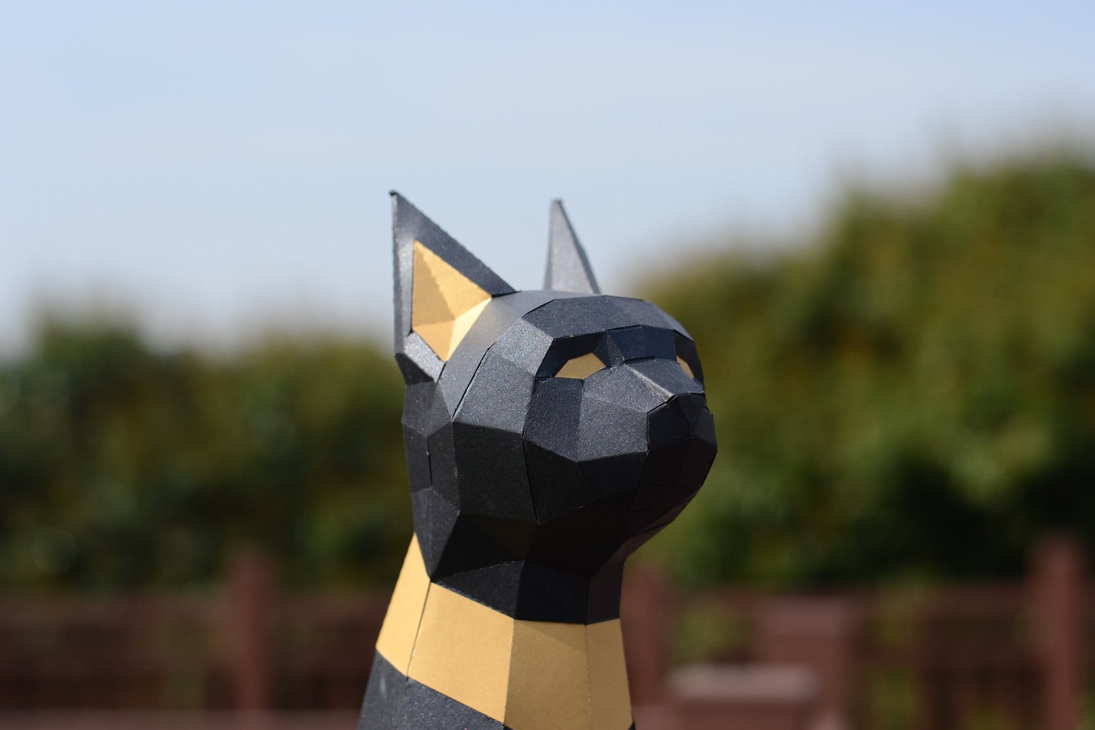 Egypt Cat Paper Model 3D Papercraft Tempalte PDF - Etsy Canada