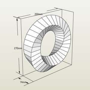 Mobius Strip 6 Packs Paper Sculpture,printable PDF Template,handmade ...